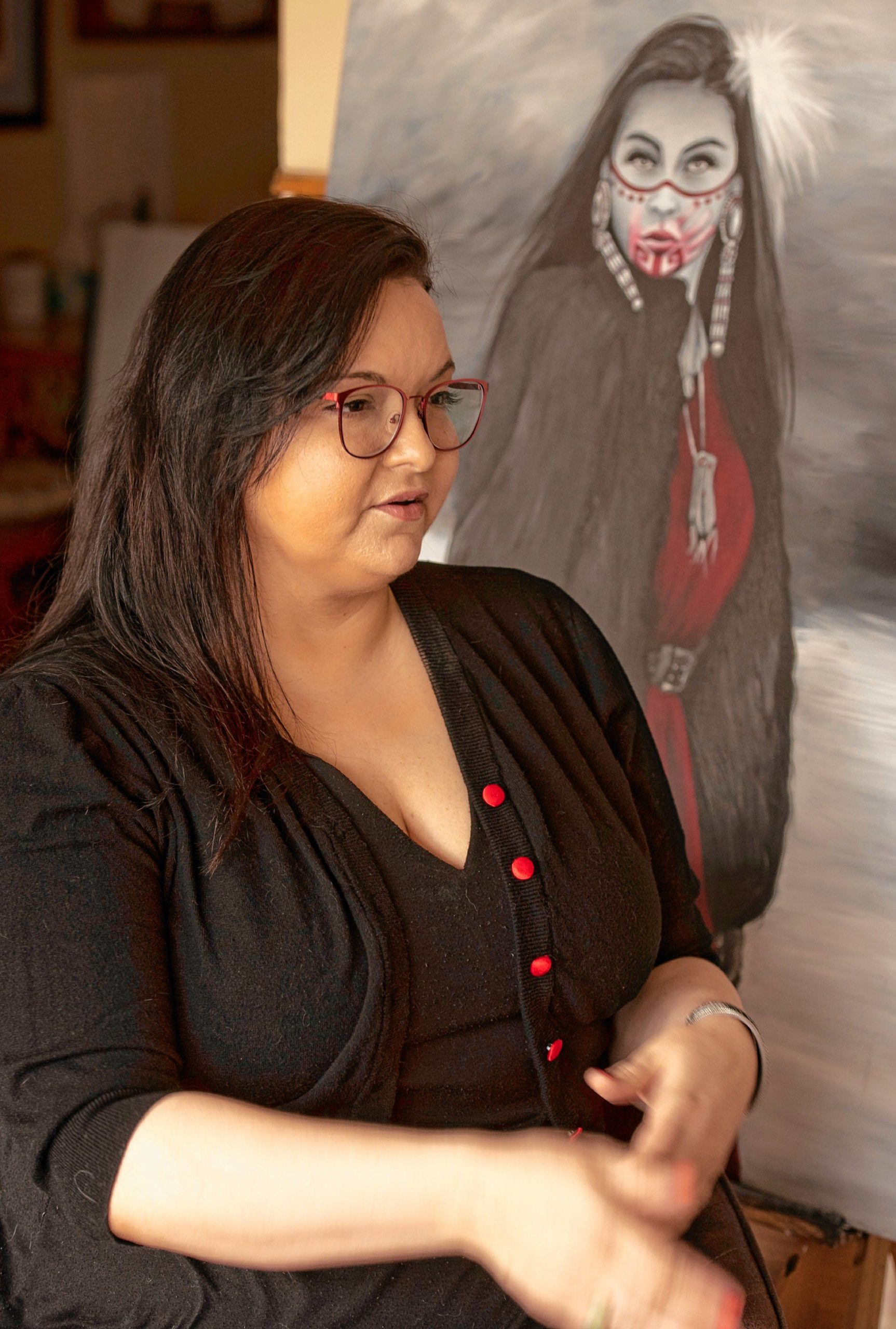LaFond says she never expected how many MMIW portraits she would paint ...