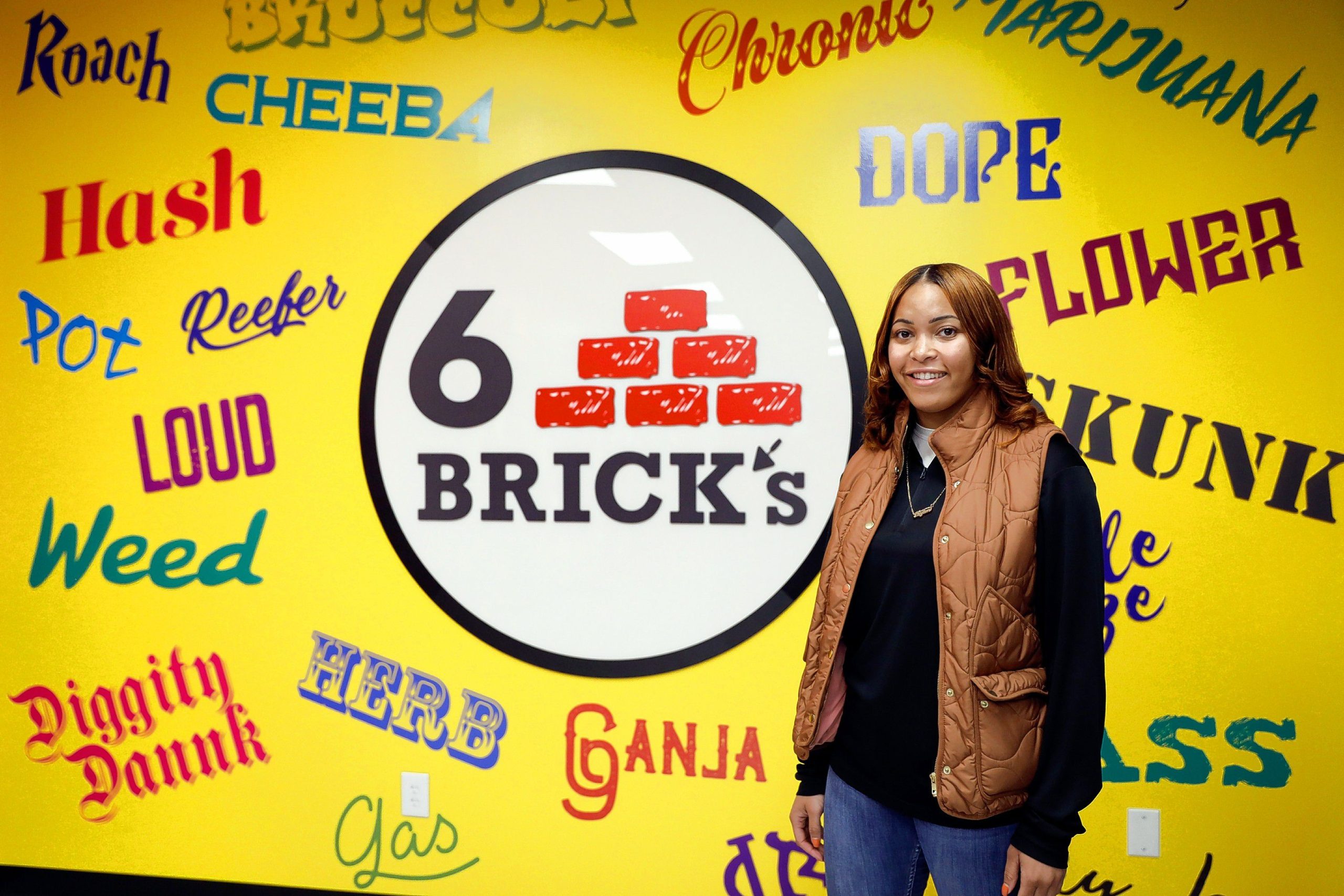 Payton Shubrick, CEO and founder of 6 Brick’s cannabis retail store, on ...