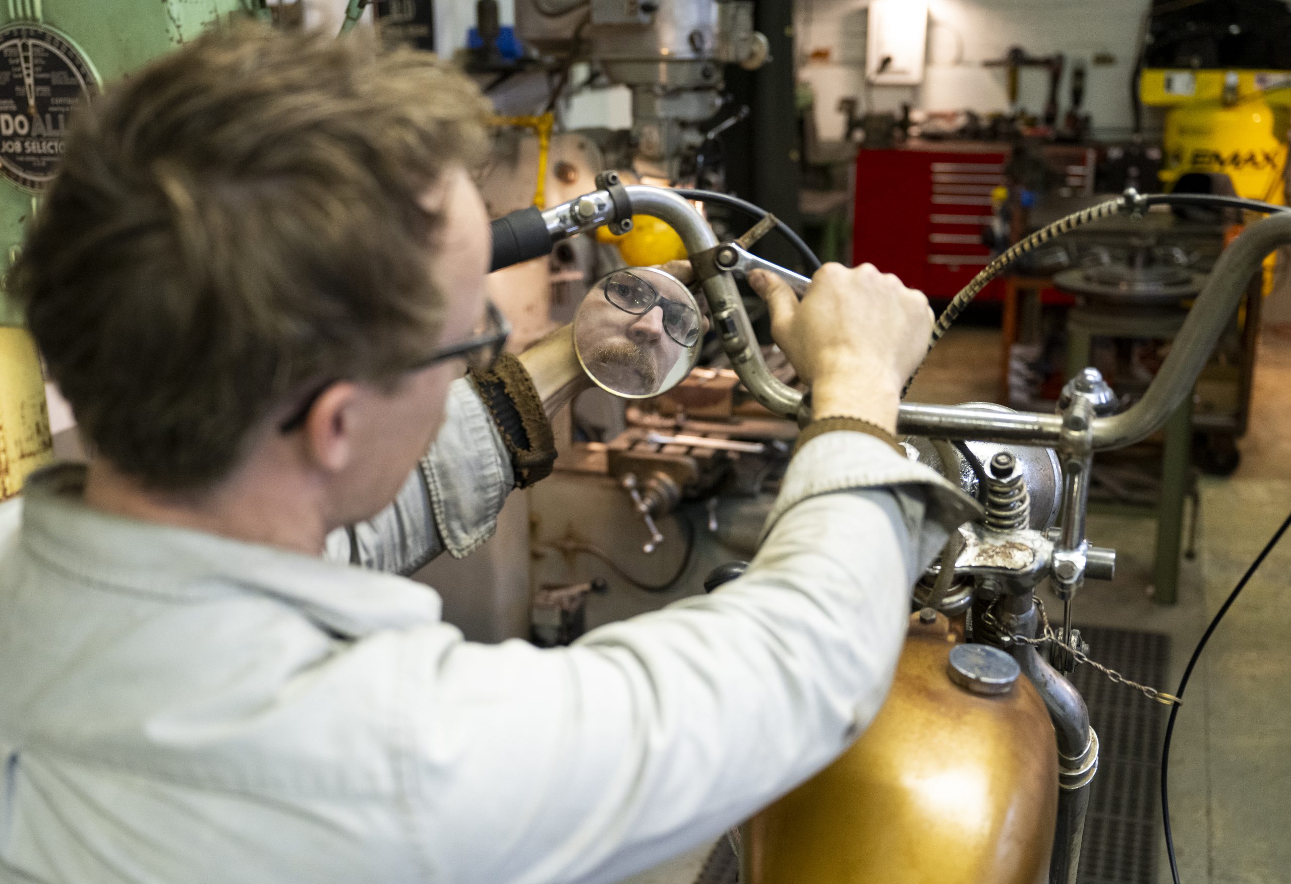 From scraps to stunners: Sam Webber's custom motorcycle shop in ...